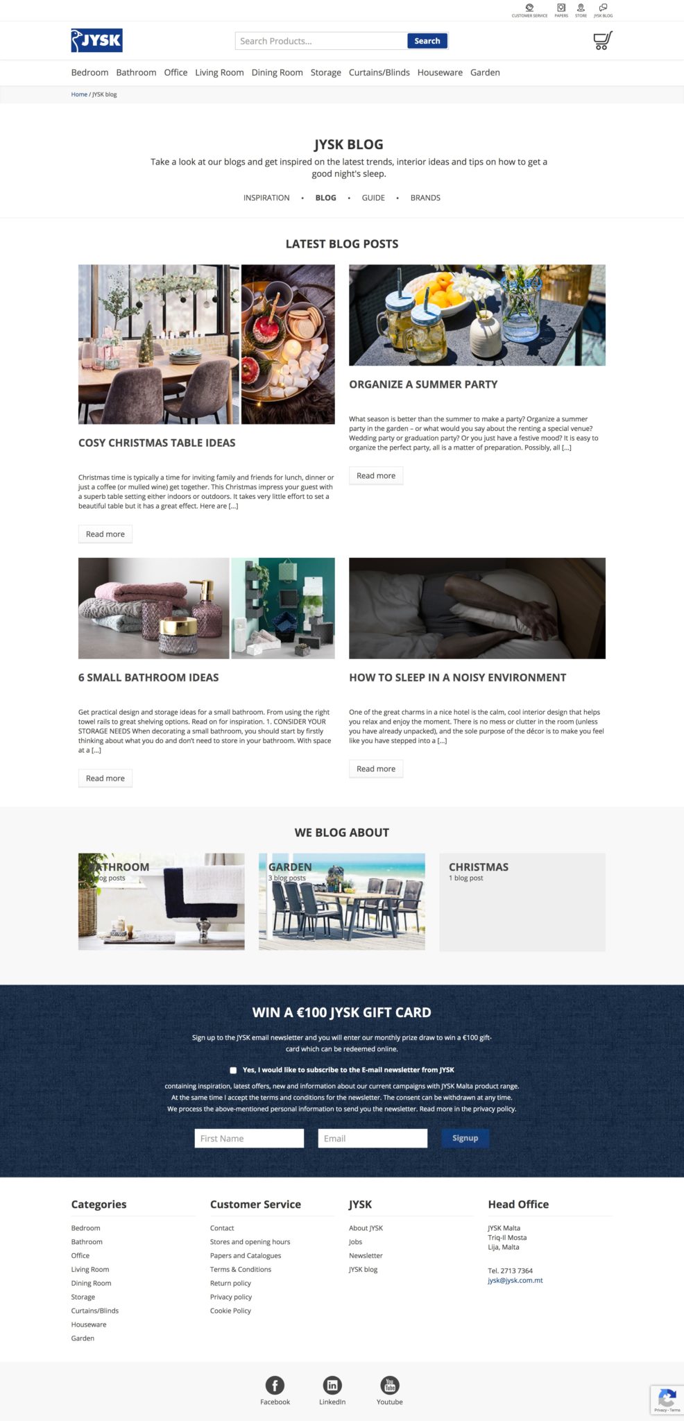 JYSK - Online Store - The Hive